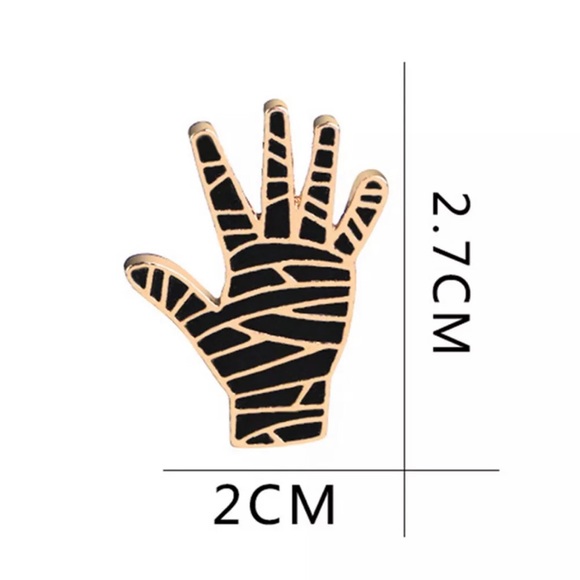 Jewelry | Mummy Hand Enamel Pin | Poshmark